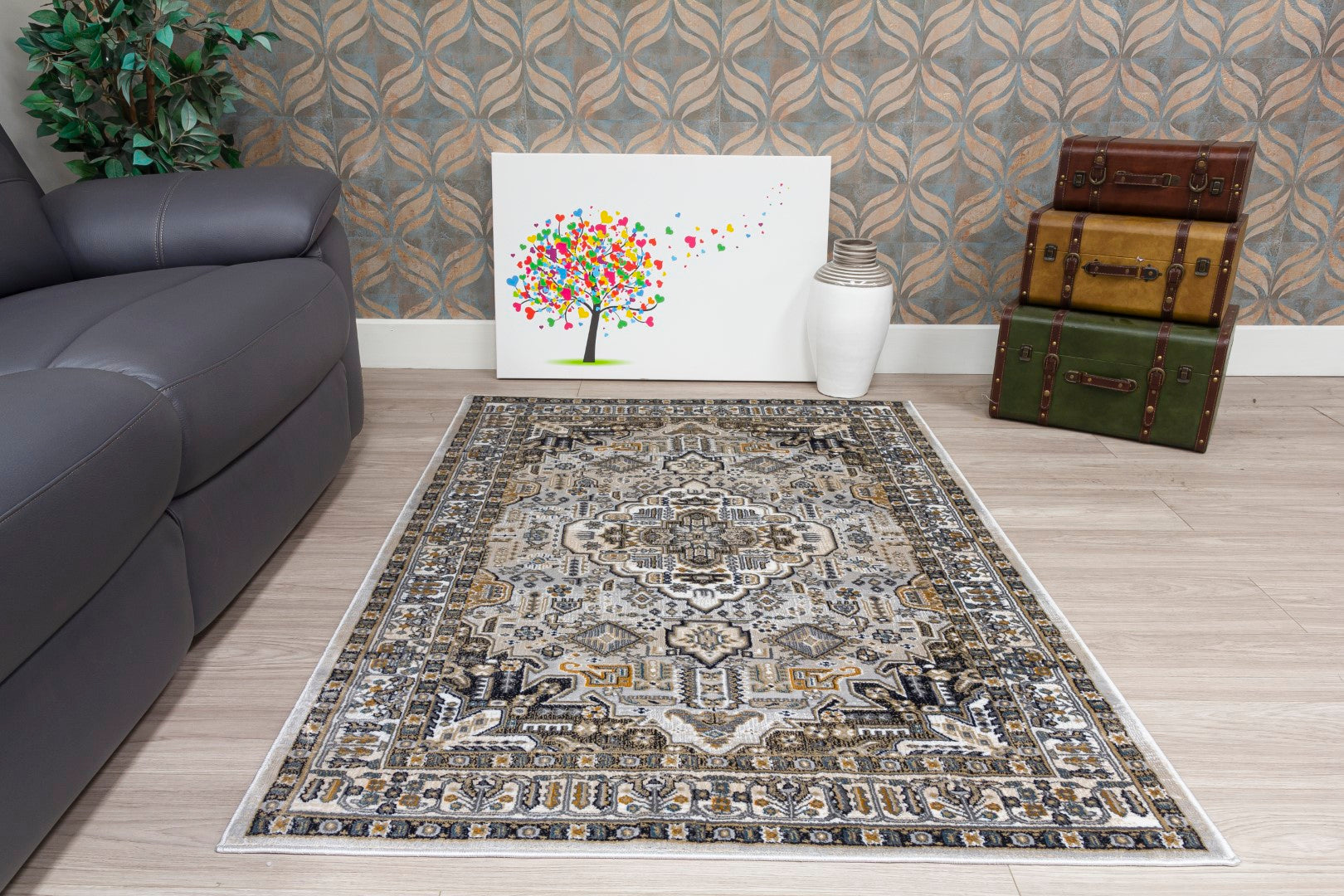 Azza MEDALLION GREY | Quality Home Furniture | McVann Furniture