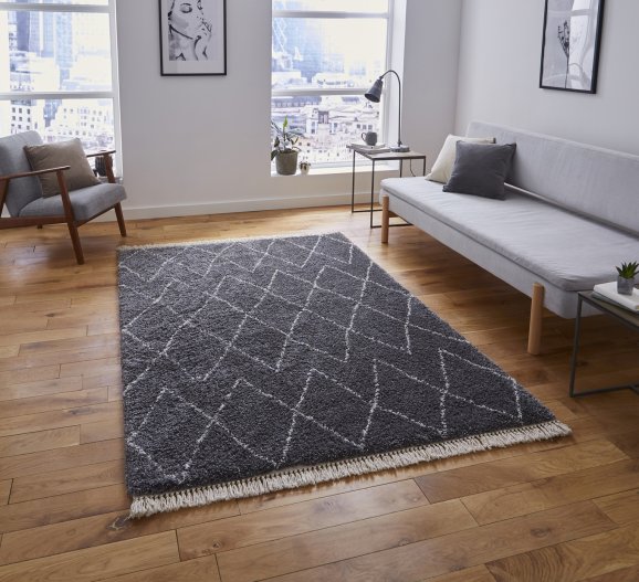 Boohoo 8280 Rug Grey | Quality Home Furniture | McVann Furniture